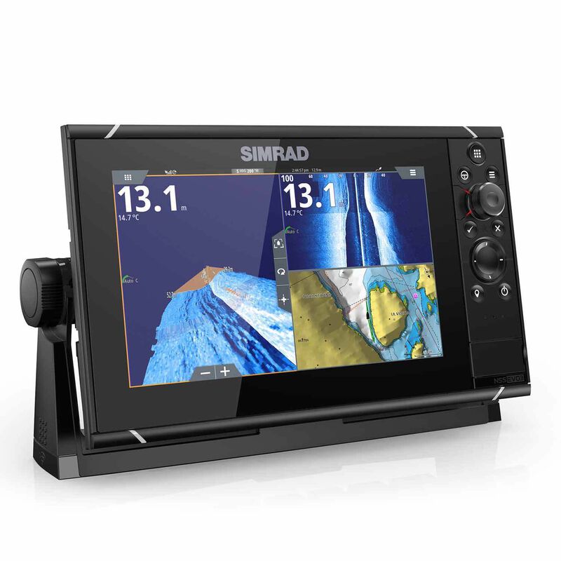 SIMRAD NSS9 evo3 Multifunction Display with C-MAP® US Enhanced Charts ...