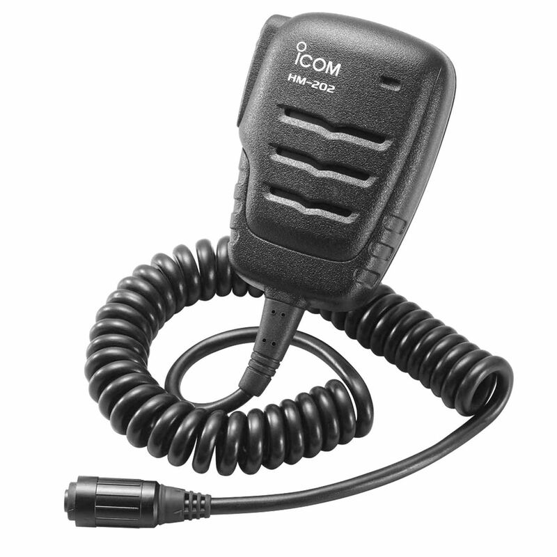 ICOM M73 and M72 VHF Portable Marine Transceiver Hand Microphone | West Marine
