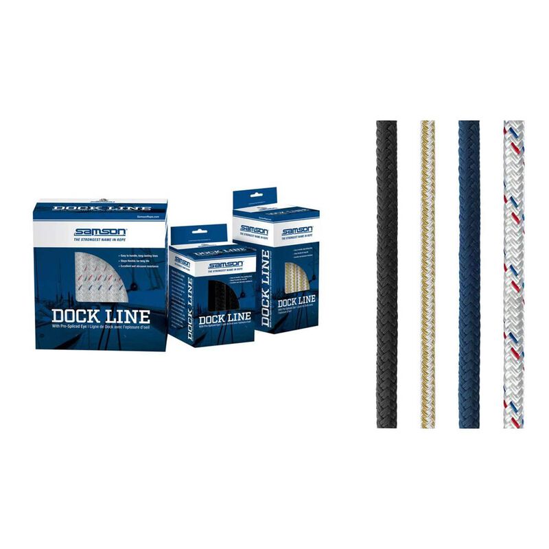 SAMSON ROPE HarborMaster Premium Double Braided Dock Line | West Marine