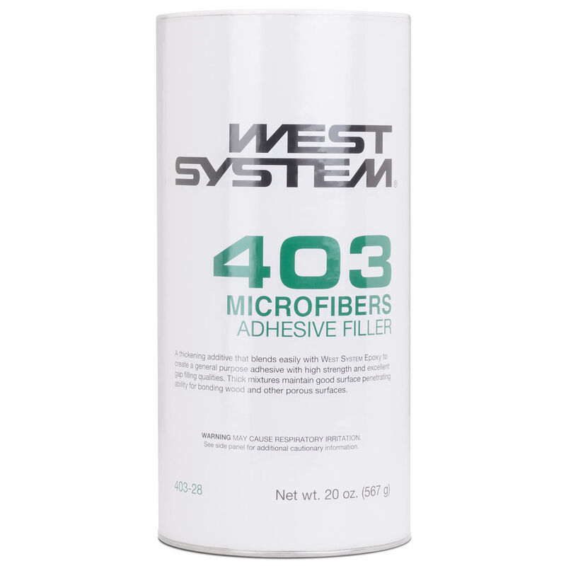 WEST SYSTEM #403 Microfibers Adhesive Filler, 20 oz. | West Marine