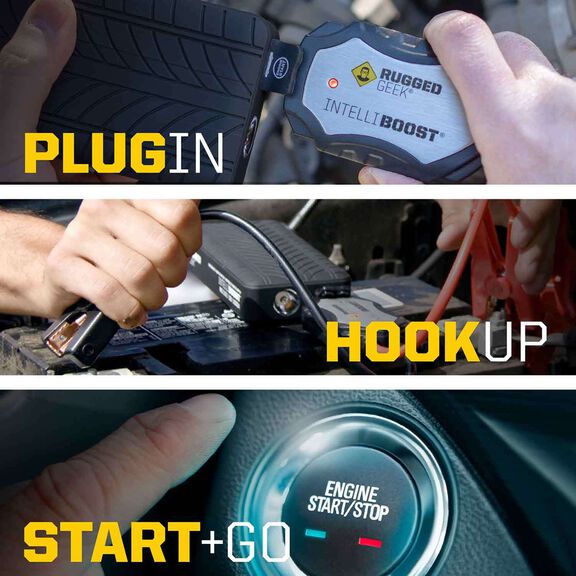 RUGGED GEEK RG1000 Safety Plus Battery Jump Starter