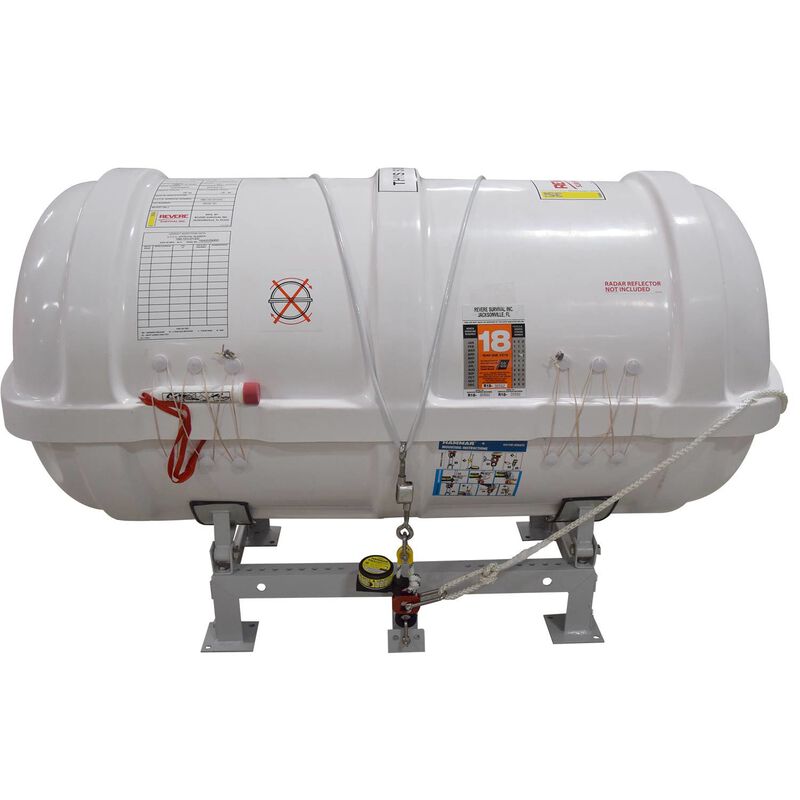 REVERE SURVIVAL USCG/SOLAS, 12-Person Life Raft, A Pack | West Marine