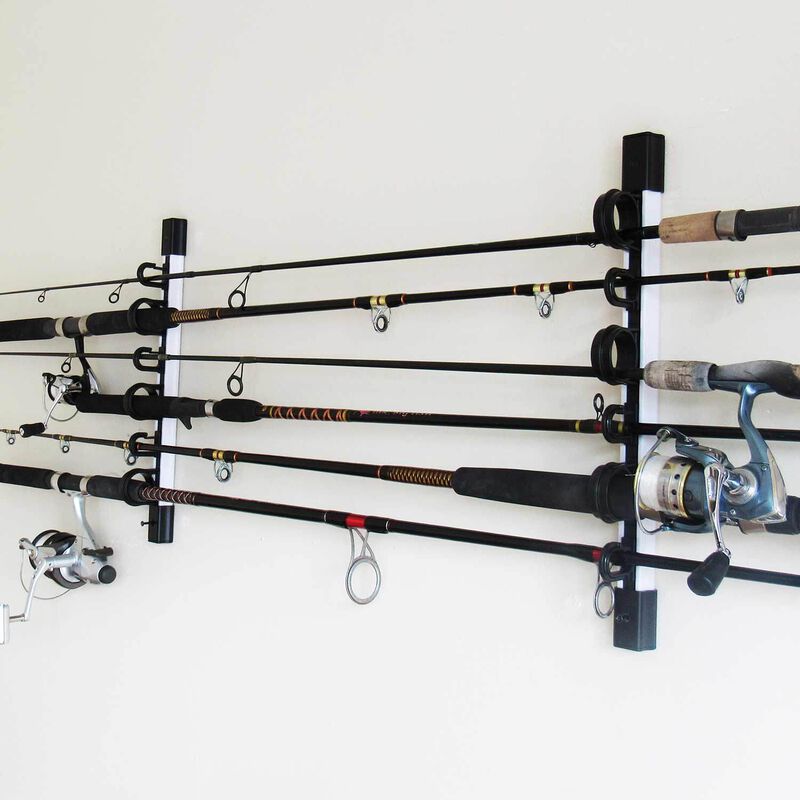 RUSH CREEK CREATIONS All Weather 3 in 1, Expandable 6 Rod Rack | West ...