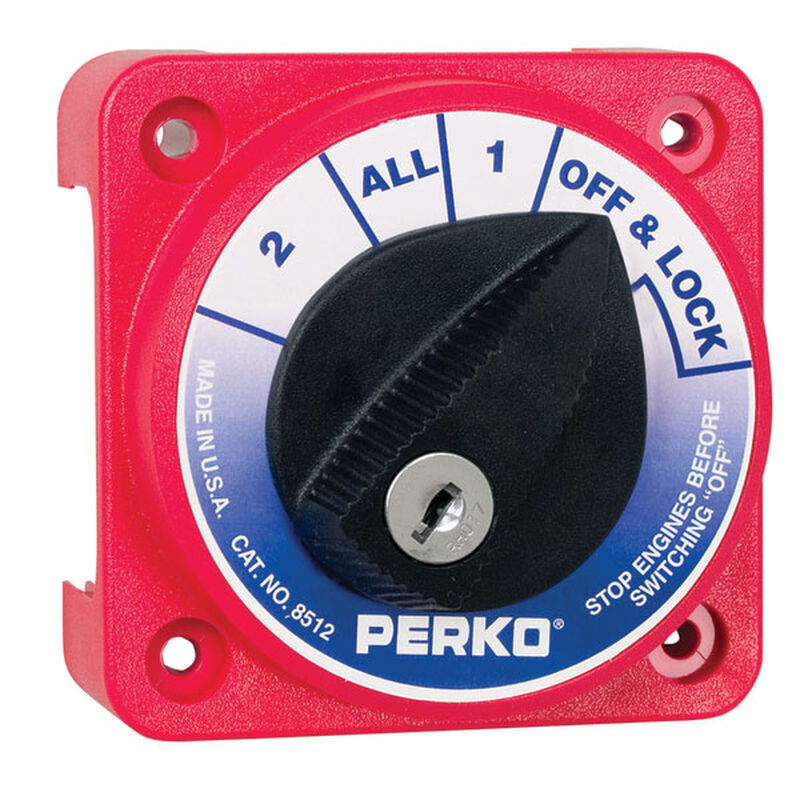 PERKO Compact Medium-Duty Off/1/All/2 Battery Switch | West Marine