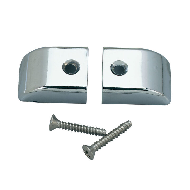 TAYLOR MADE Bimini Track End Caps, Chromed Zamak | West Marine