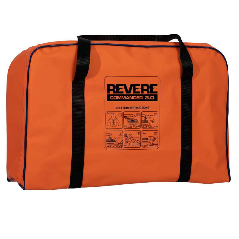 REVERE SURVIVAL Coastal Commander 3.0 Life Raft 6-Person, Valise | West ...