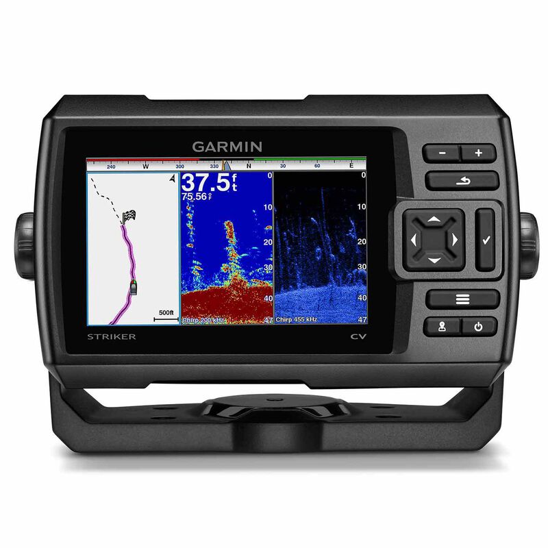 GARMIN Striker™ 5cv 5-inch CHIRP Fishfinder with GPS, ClearVü Scanning ...