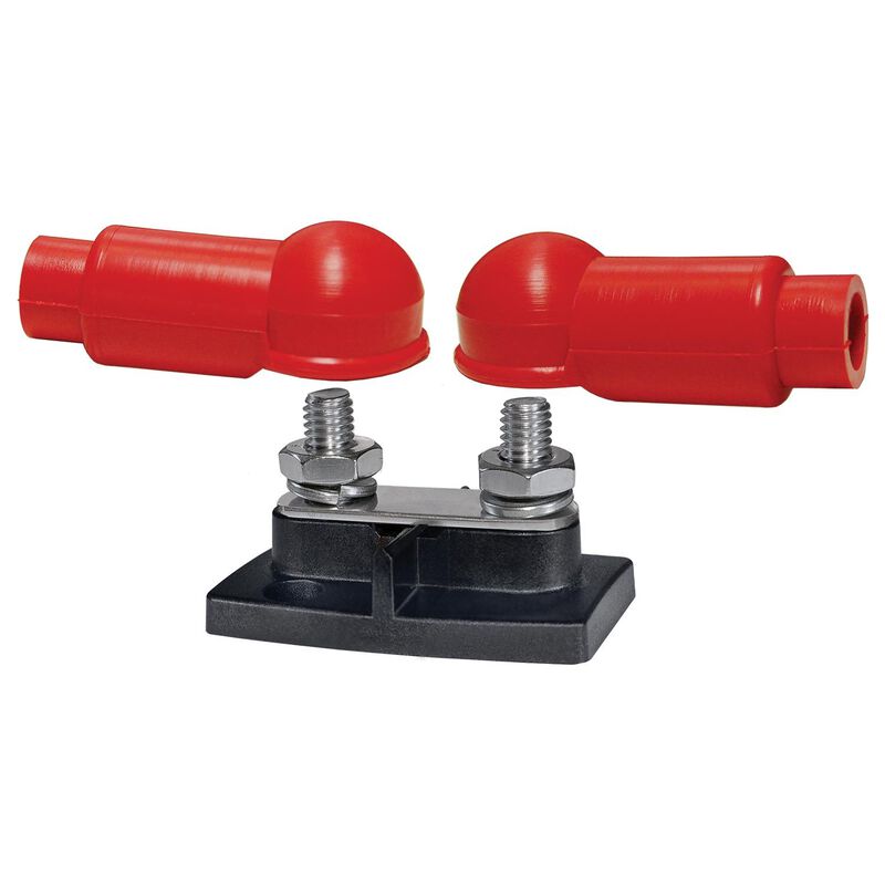 BLUE SEA SYSTEMS PowerBar Dual Bus Bar 200A, w/Insulator Covers | West ...