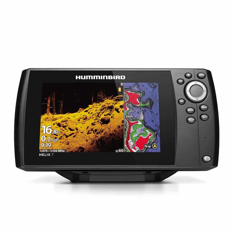 HUMMINBIRD Helix 7 Chirp MDI GPS G3 NAV+ Fishfinder/Chartplotter Combo ...