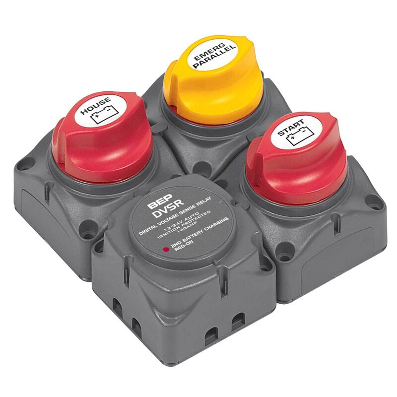 BEP MARINE Square Battery Distribution Cluster for Single Engine | West ...