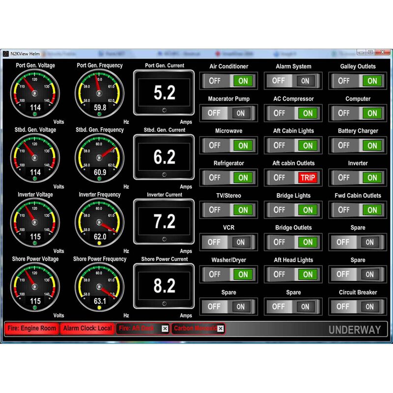 MARETRON N2KView® Vessel Monitoring and Control Software for PC | West ...