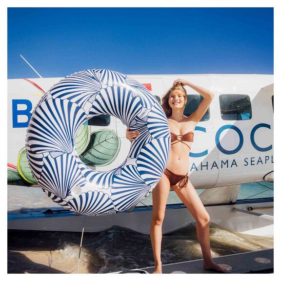 FUNBOY 50" Diameter Seashell Tube Inflatable Water Float