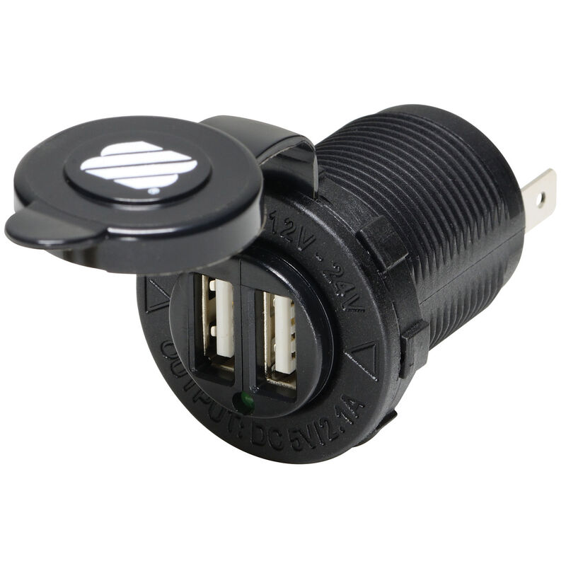 WEST MARINE Surface-Mount Dual USB Charger Socket | West Marine