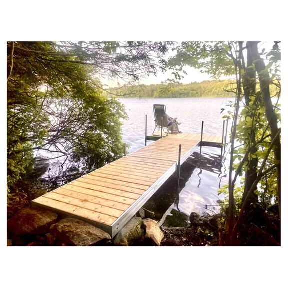 TOMMY DOCKS T-Shaped Cedar Complete Dock Packages