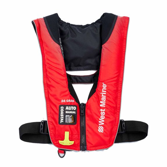 Coastal Zippered Automatic/Manual Inflatable PFD - 24g | Secure ...