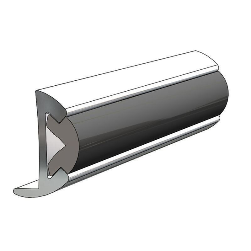 TACO MARINE Aluminum Rub Rail 1 1/8"H x 5/8"W x 12'L, #8 Screws | West ...