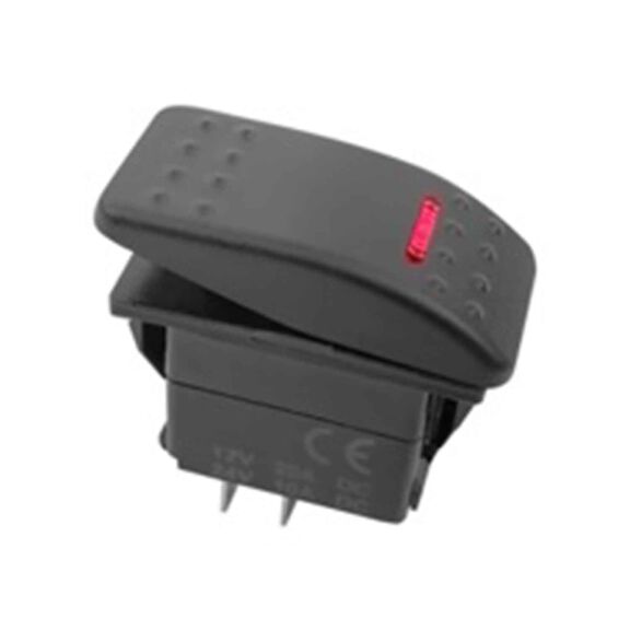 SEAVOLT Rocker Switch ON/OFF Illuminated, 12V DC