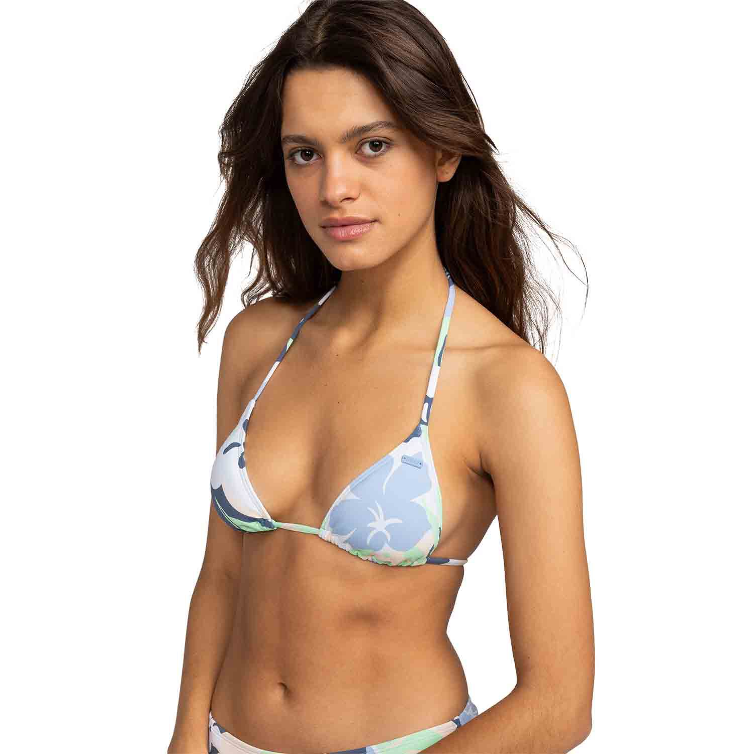 ROXY Women's Printed Beach Classics Mini Tiki Triangle Bikini Top
