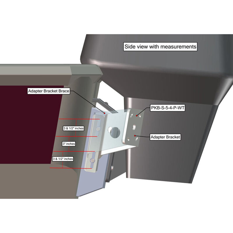 POWER-POLE Side-Mounted Shallow Water Anchor Adapter Plate Kit | West ...