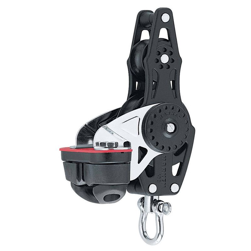 HARKEN 75mm Carbo Fiddle Block with Becket and Cam | West Marine