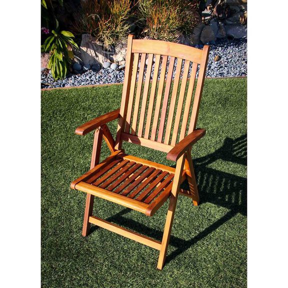 SEATEAK Avalon Teak Folding Deck Armchair