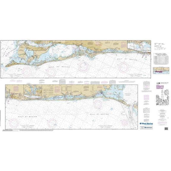 NOAA Maptech® NOAA Recreational Waterproof Chart-Intracoastal Waterway ...