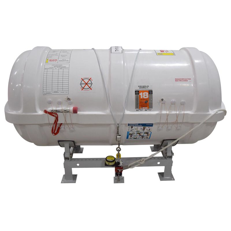 REVERE SURVIVAL USCG/SOLAS, 10-Person Life Raft, A Pack | West Marine