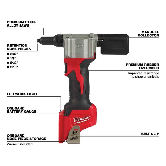 MILWAUKEE M12™ Rivet Tool