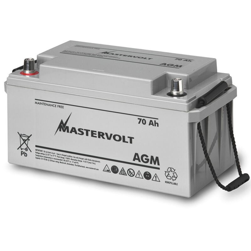 MASTERVOLT AGM 12/70 Group 27 Sealed Marine Battery | West Marine