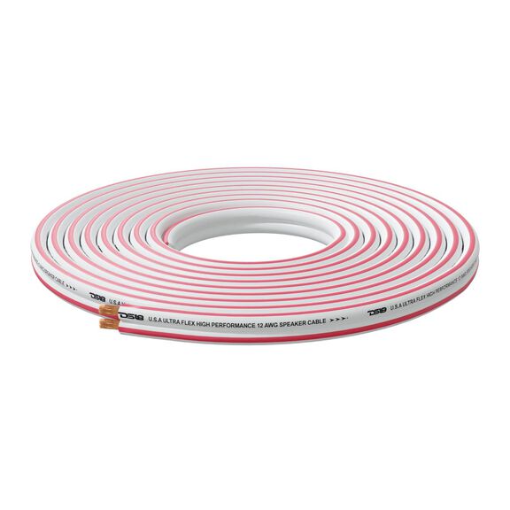 DS18 12-GA Marine Grade Tinned 100% Copper OFC Speaker Wire, 150 Feet