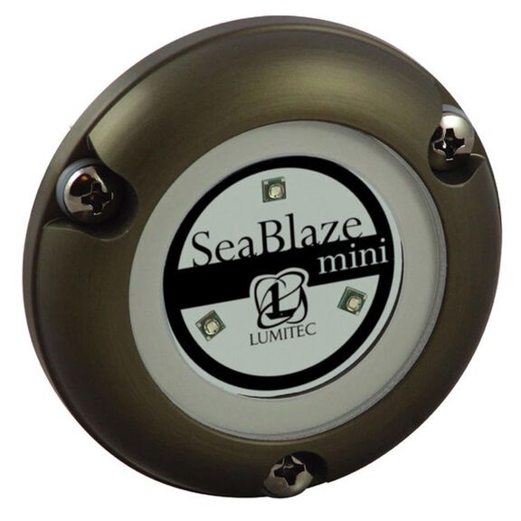 LUMITEC LIGHTING SeaBlaze Mini LED Underwater Light, Spectrum RGBW