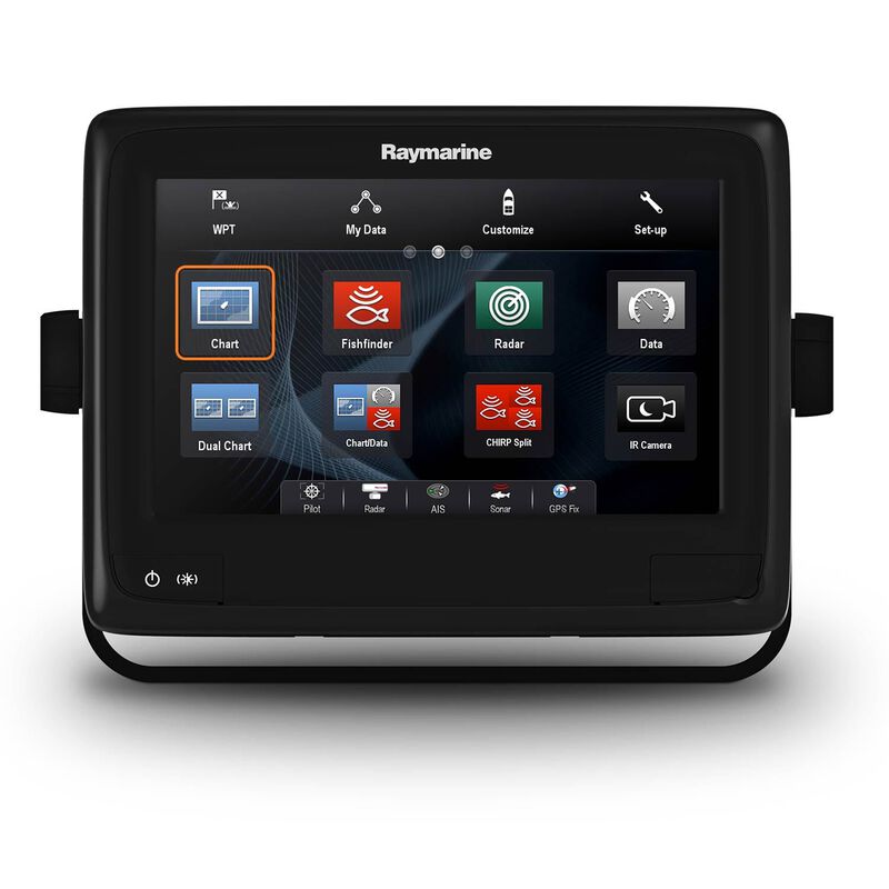 RAYMARINE a97 Multi-Function Touchscreen Display with Built-in 600-Watt ...