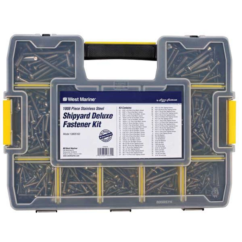 WEST MARINE Shipyard Deluxe Fastener Kit, 1008-Pack | West Marine