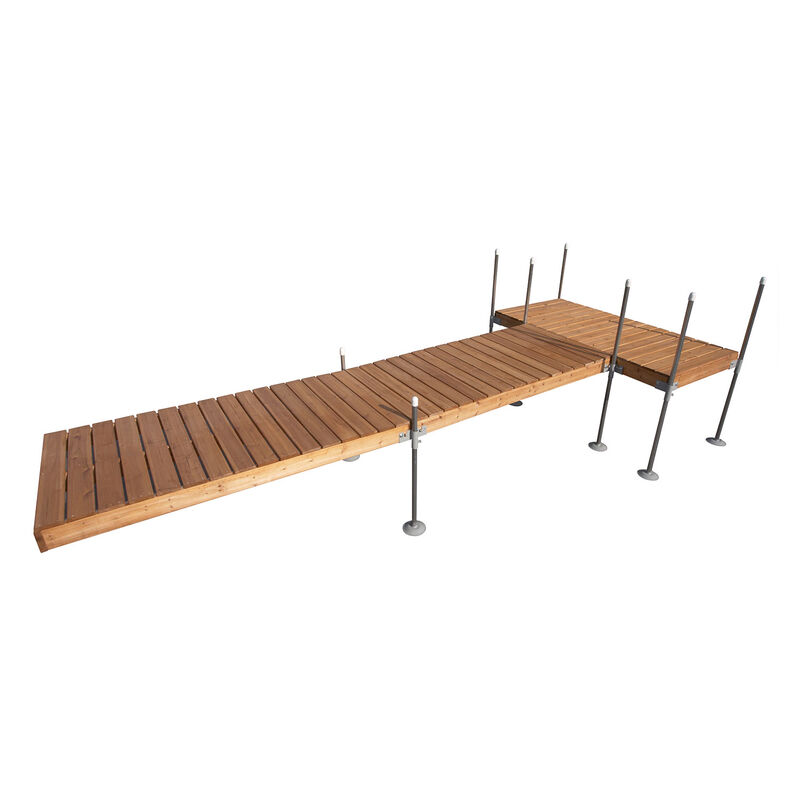 TOMMY DOCKS T-Shaped Cedar Complete Dock Packages | West Marine