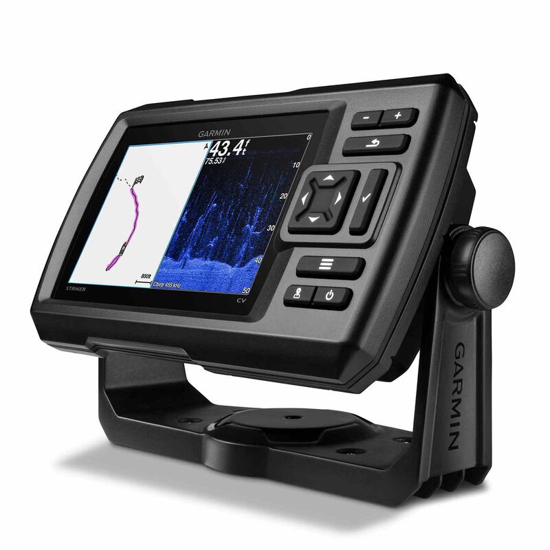 GARMIN Striker™ 5cv 5-inch CHIRP Fishfinder with GPS, ClearVü Scanning ...