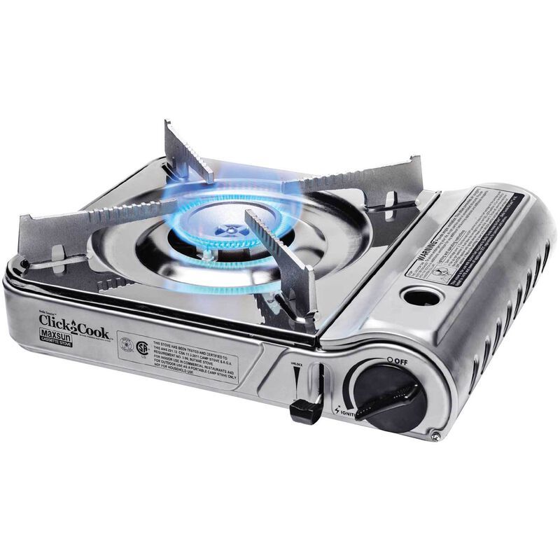 WALL LENK CORPORATION Click 2 Cook Stainless Butane Stove | West Marine