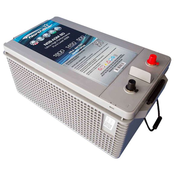 NorthStar Pure-Lead AGM 8D Battery w/ SAE Terminals