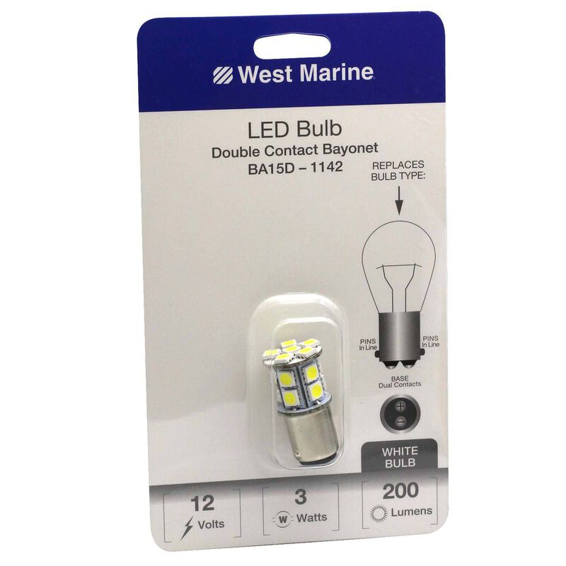 WEST MARINE Double Contact Bayonet BA15D-1142 LED Bulb | West Marine