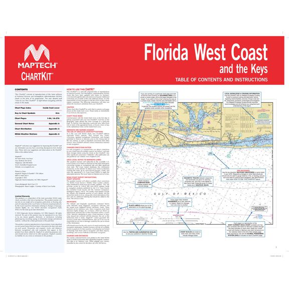 MAPTECH R08-17WMDS ChartKit® Region 8, 16th Edition, Florida West Coast ...