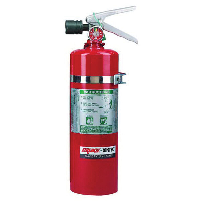 FIREBOY-XINTEX Portable Halotron Fire Extinguisher, 1A:10-B:C – 20-B (B ...