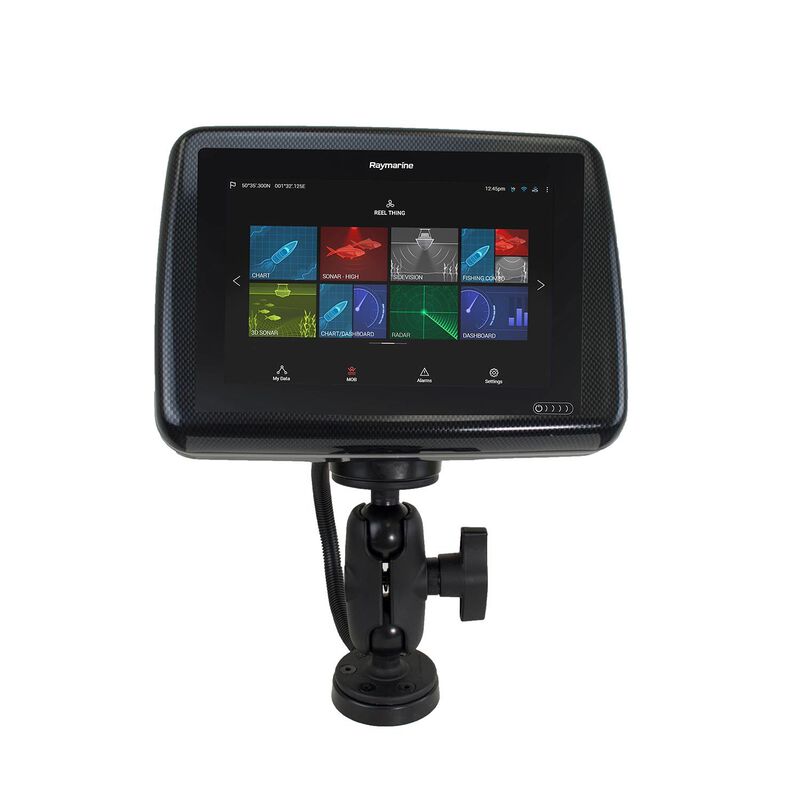 PowerPod with RAM Mount Pre-Cut for Raymarine AXIOM 12 (Carbon Series ...