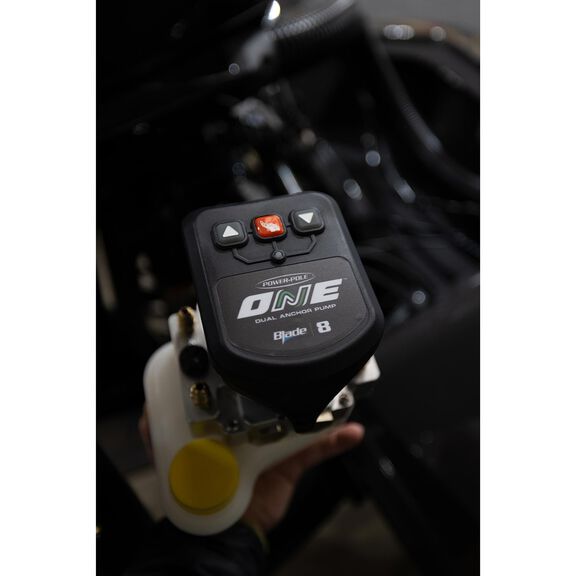 POWER-POLE Blade Dual Hydraulic Shallow Water Anchors Powered by ONE Pump