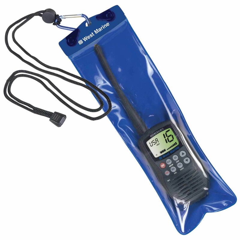 WEST MARINE Dry Pak for Small VHF, 4"W x 12"L, 7-1/4" Max ...