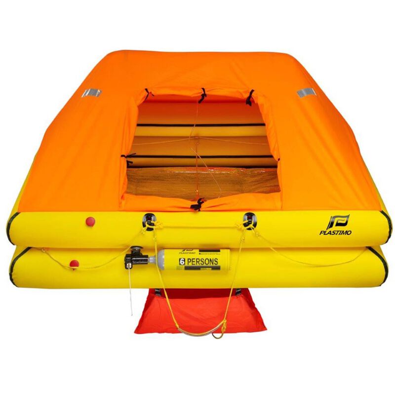 PLASTIMO Cruiser Standard 6-Person Life Raft, Valise | West Marine