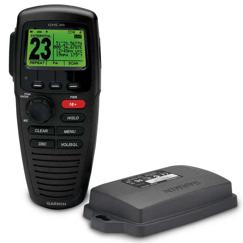 GARMIN GHS 20 Wireless Remote VHF Handset and Hub | West Marine