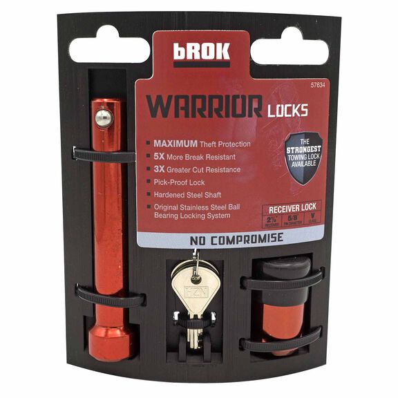 BROK 5/8" Warrior Receiver Trailer Lock
