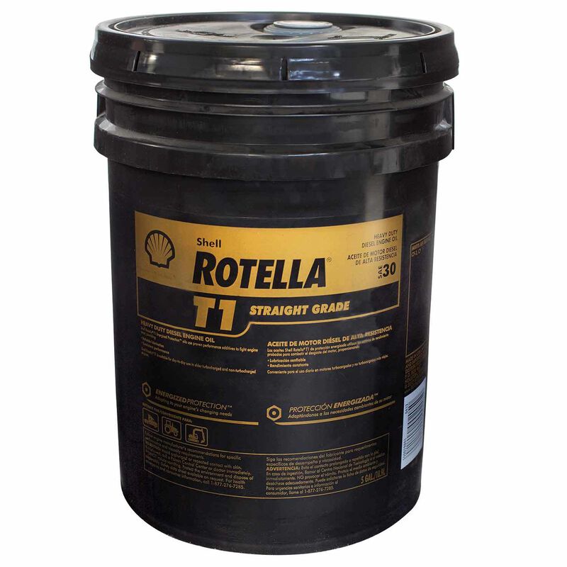 SHELL Rotella T Engine Oil, SAE 30W, 5 Gallons | West Marine