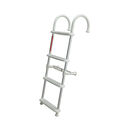 4-Step Gunwale Boarding Ladder – 7" Hook, White