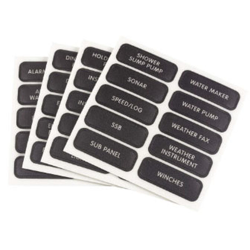 BLUE SEA SYSTEMS AC Panel Extended, 120 Labels | West Marine