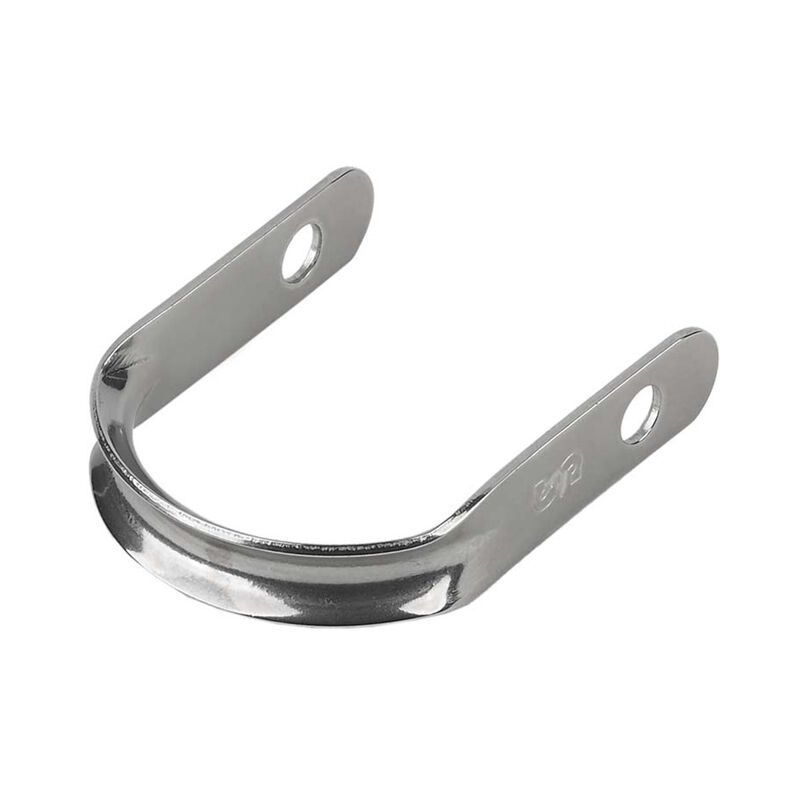 SCHAEFER 1-5/8"W x 1-3/4"D Stainless-Steel Boom Bail, 1/4" Fastener ...